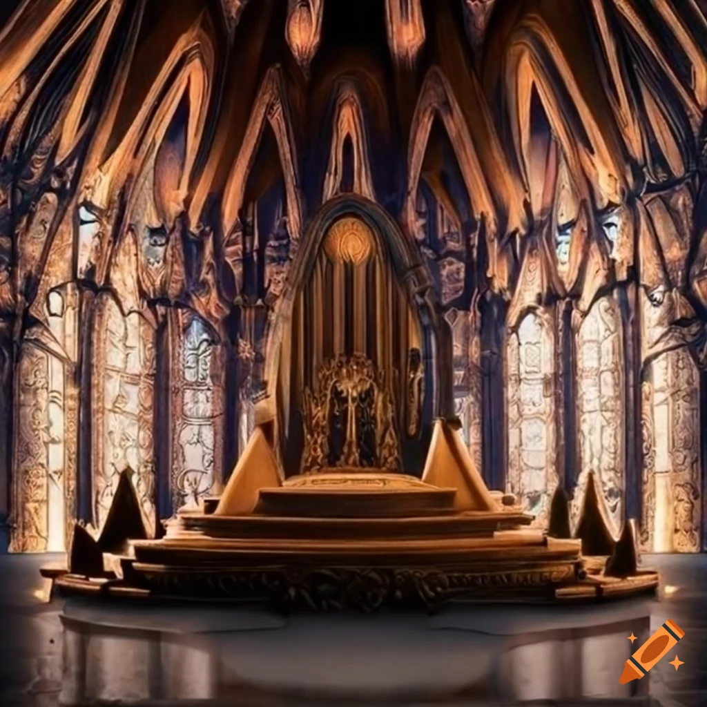 Fantasy Castle Throne Room