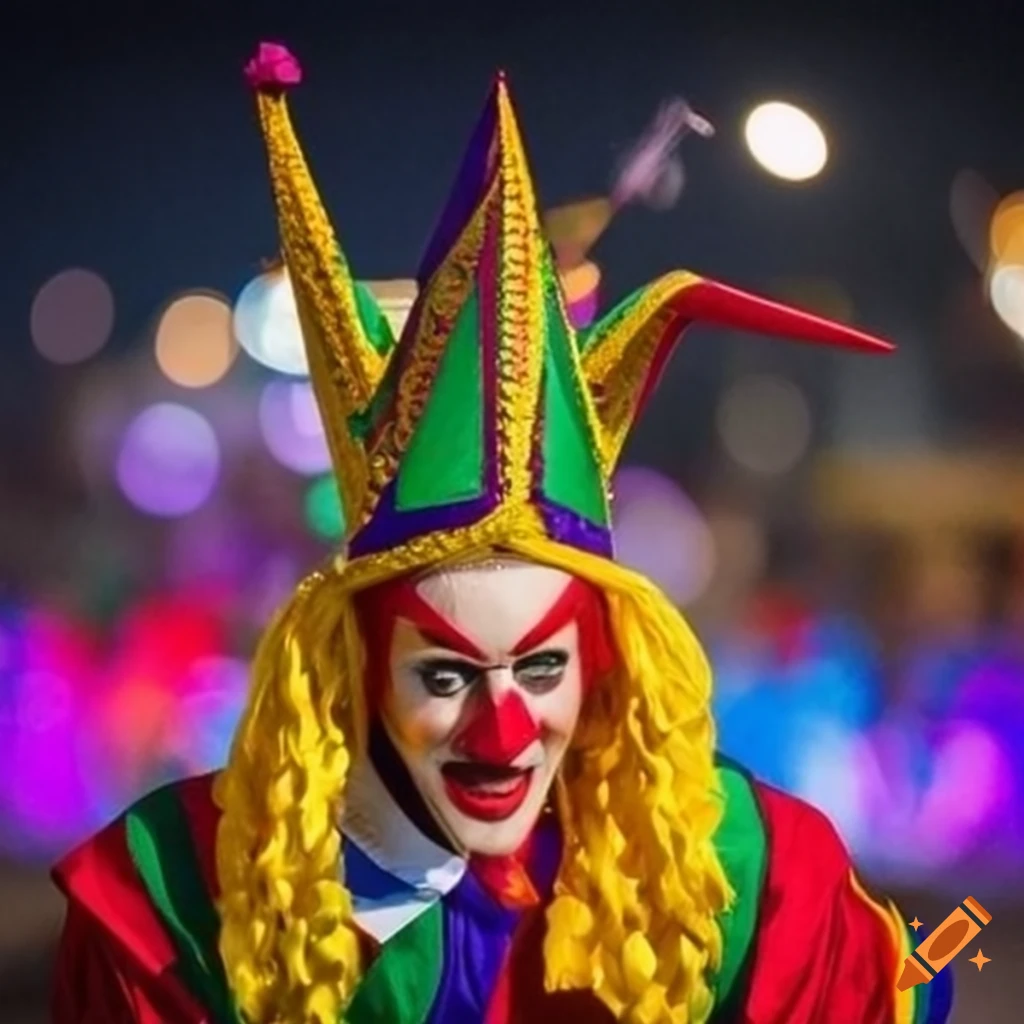 A stunning portrait of jesters at the twisted carnival