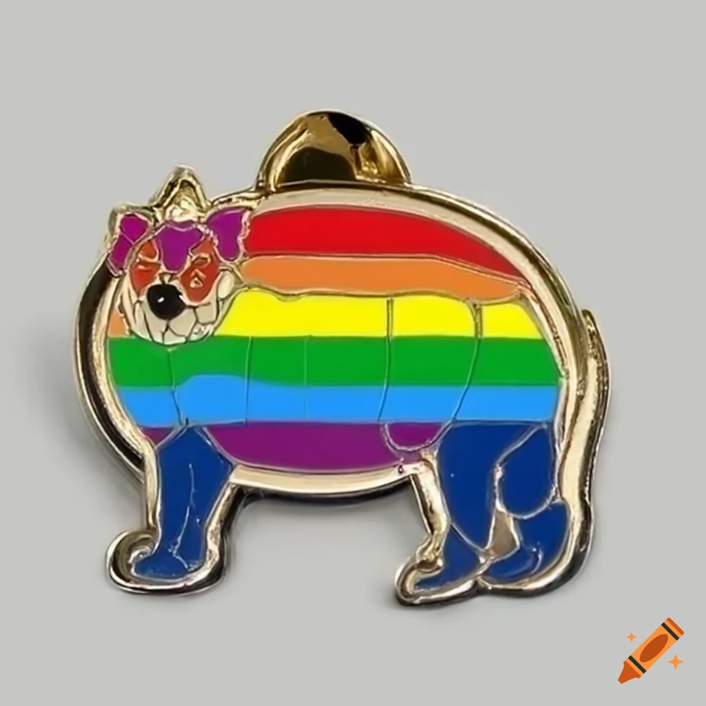 Lgbt pin animal
