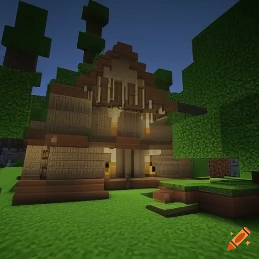 Minecraft designs on Craiyon