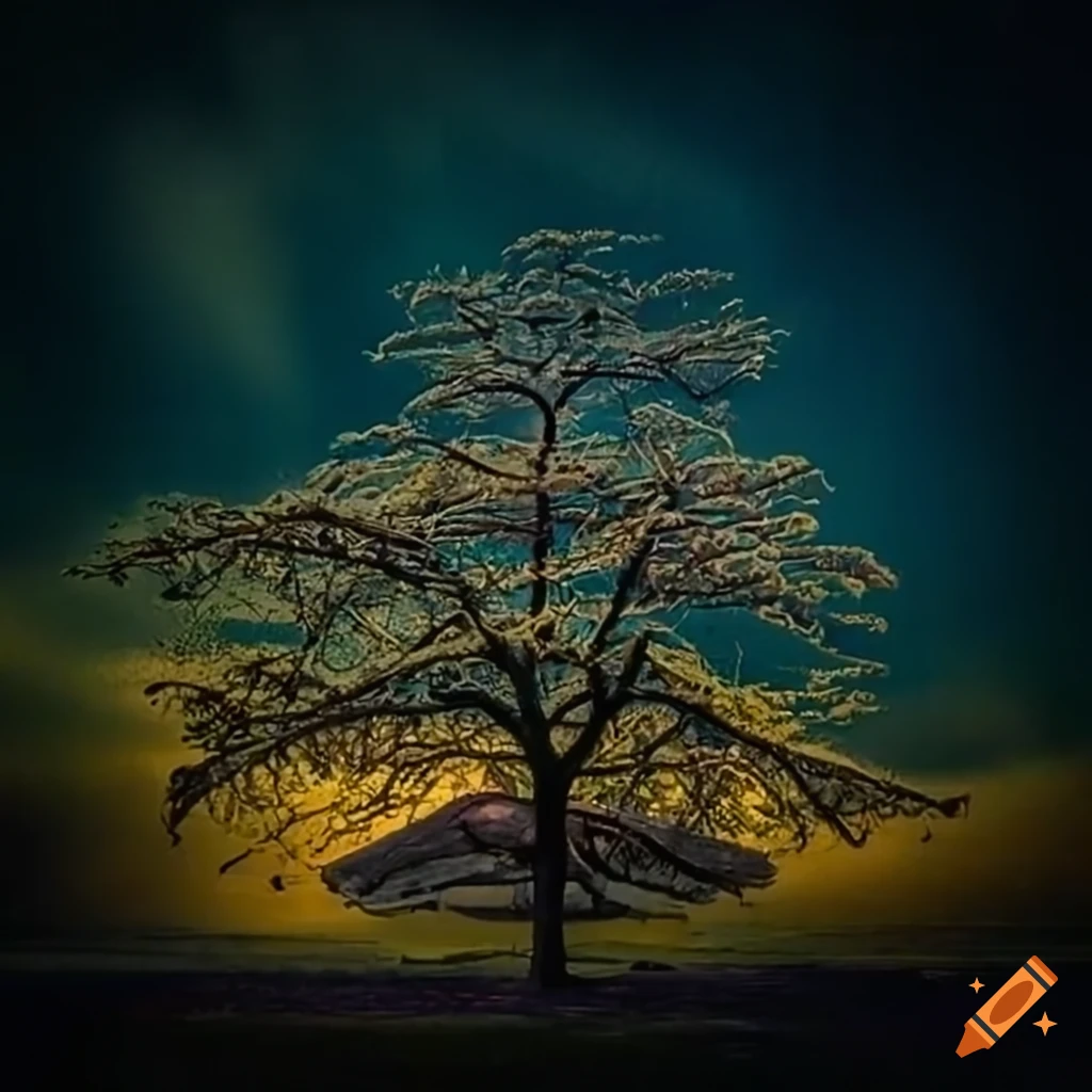 A fish tree on Craiyon