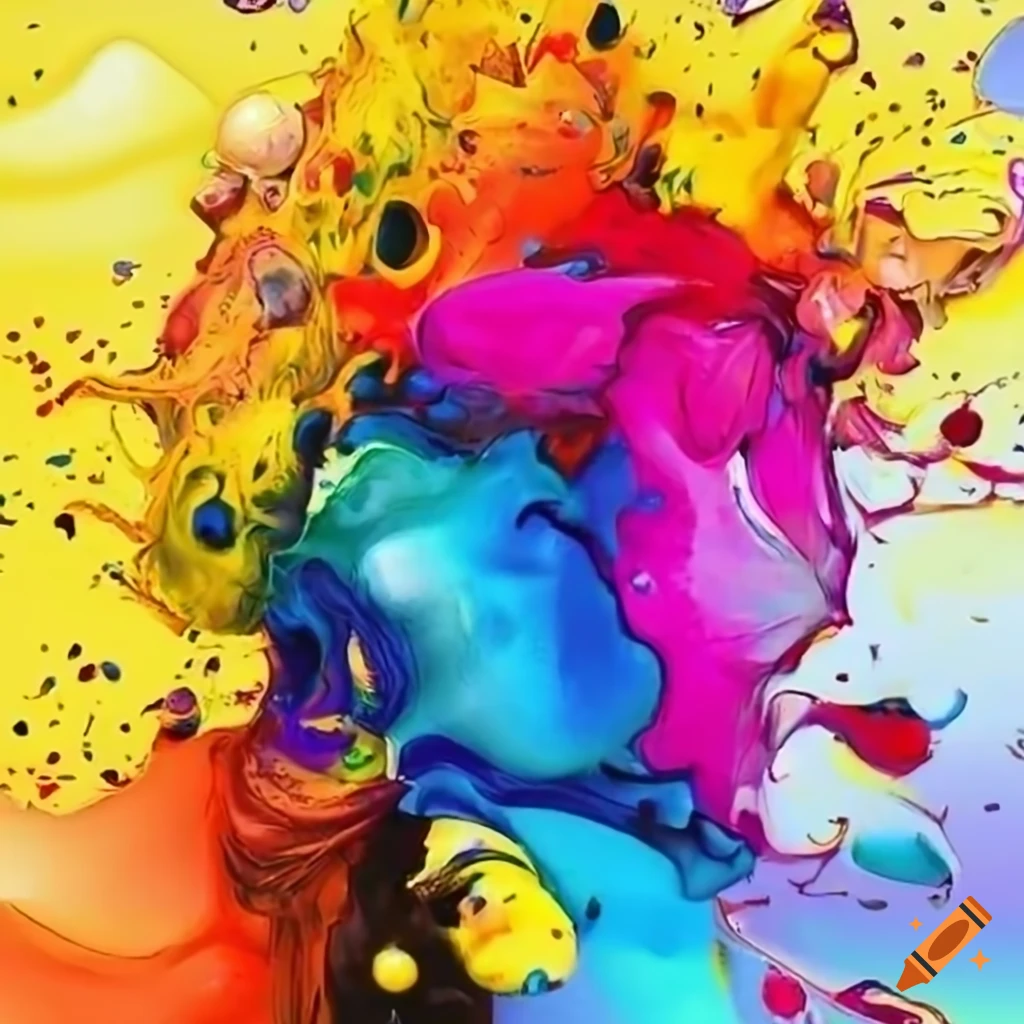 Ink stains games on Craiyon