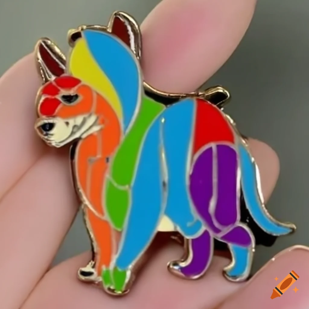 Lgbt pin animal