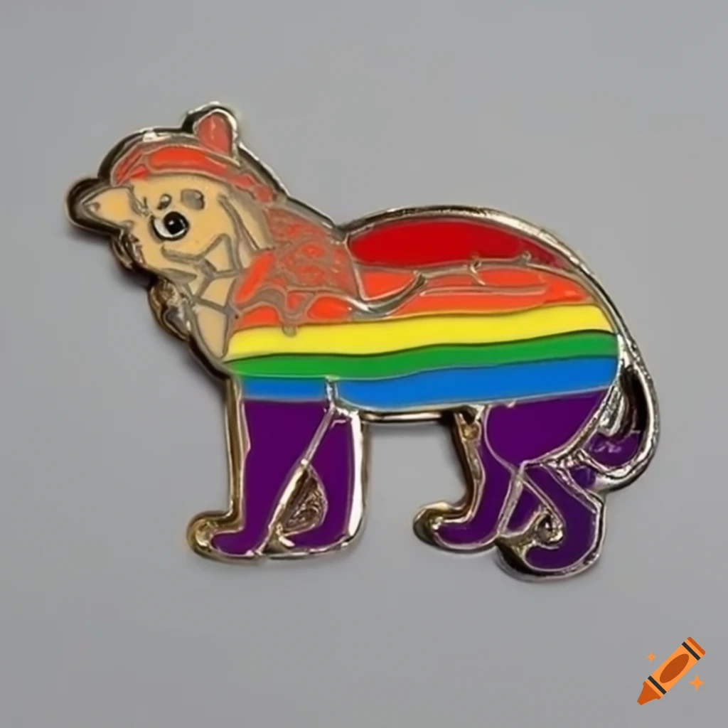 Lgbt pin animal