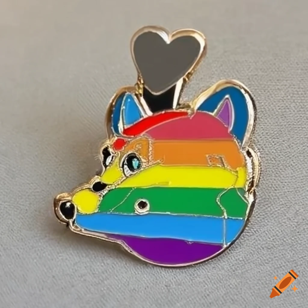 Lgbt pin animal