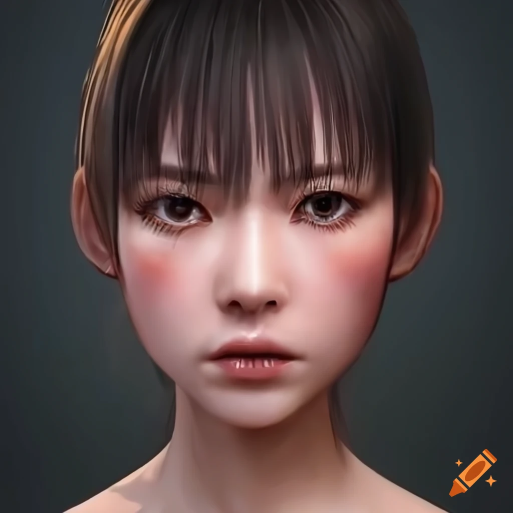 Makima, japanese, woman, young, realistic face, realistic features