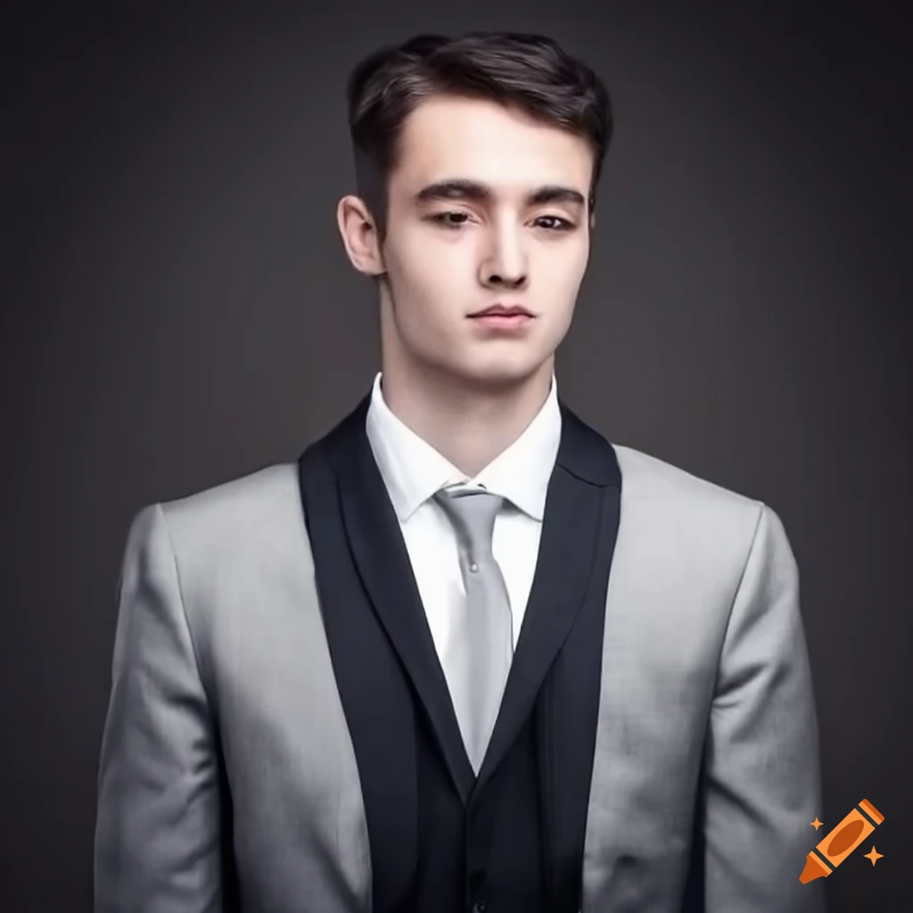 Young business man on Craiyon