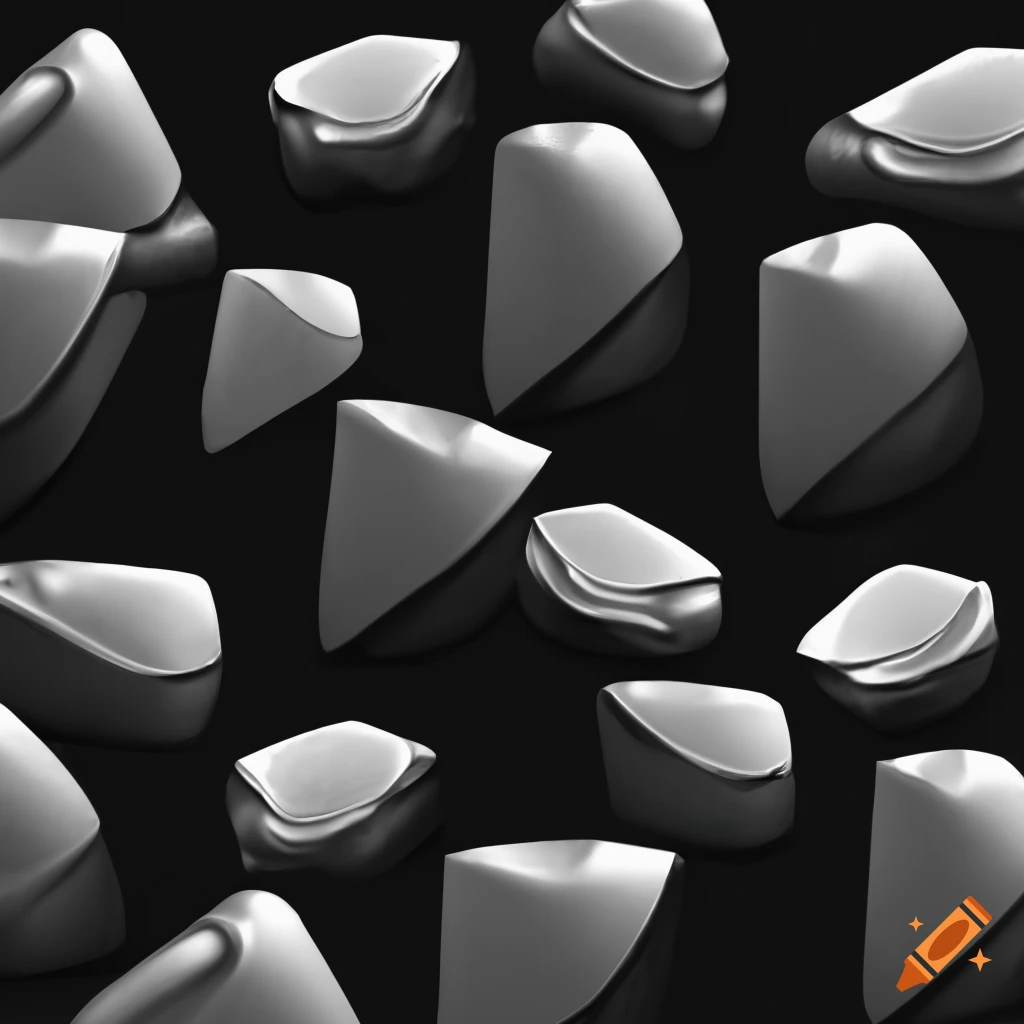 Silver ingot texture