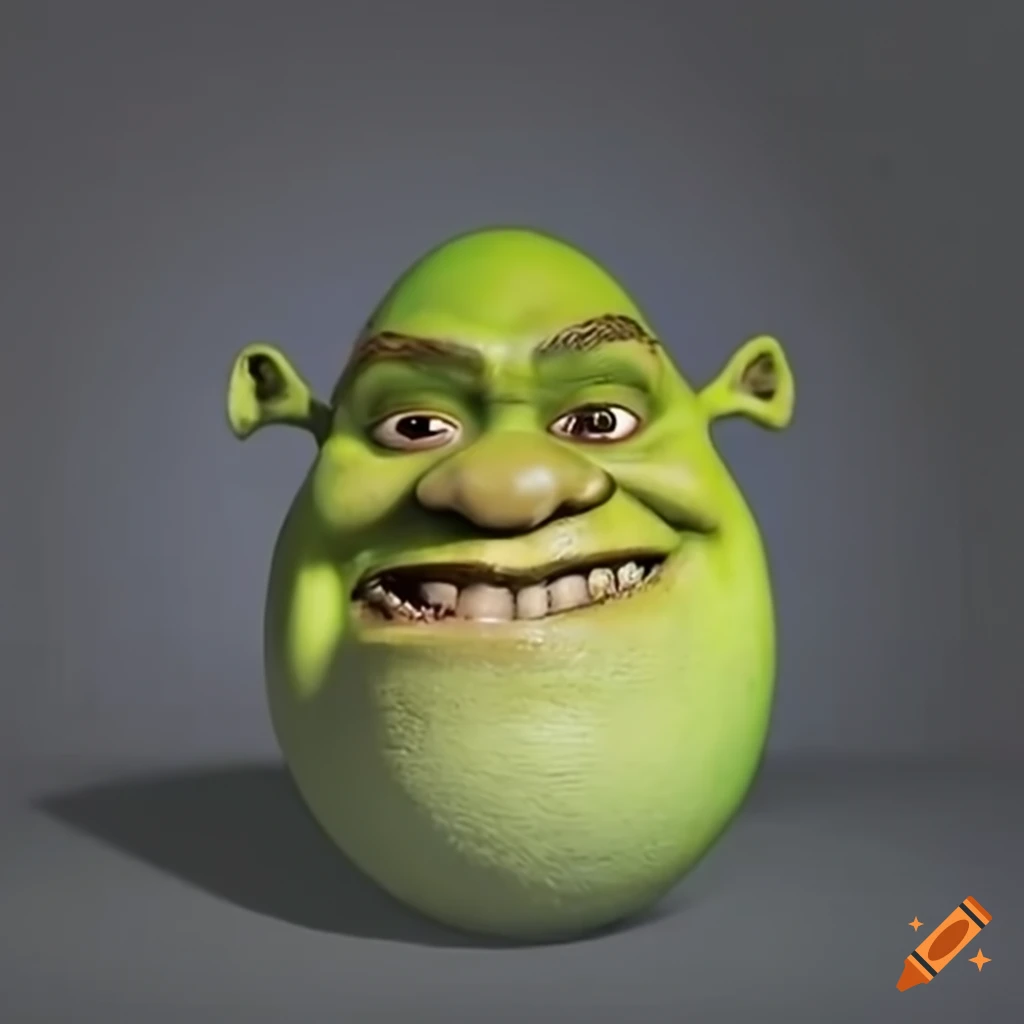 Shrek the egg on Craiyon