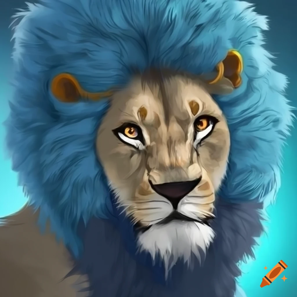 Anime Lion Warrior