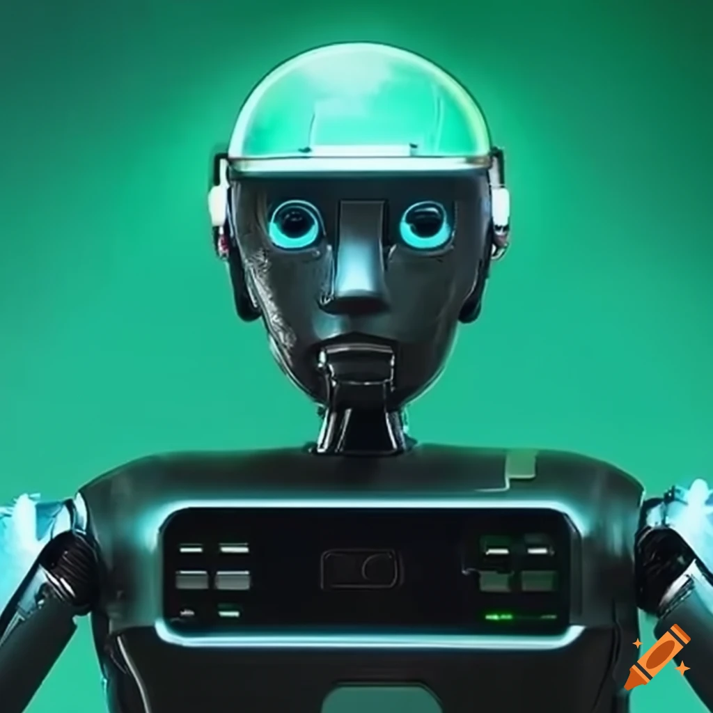 Green robot say thank you to their supporters