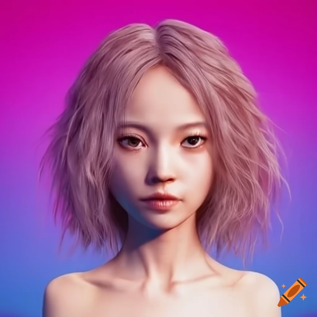 The word yoko in 3d and in dry skin material