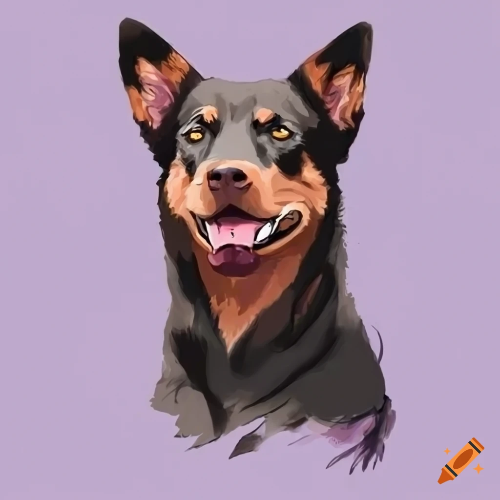 Australian kelpie movie poster style on Craiyon