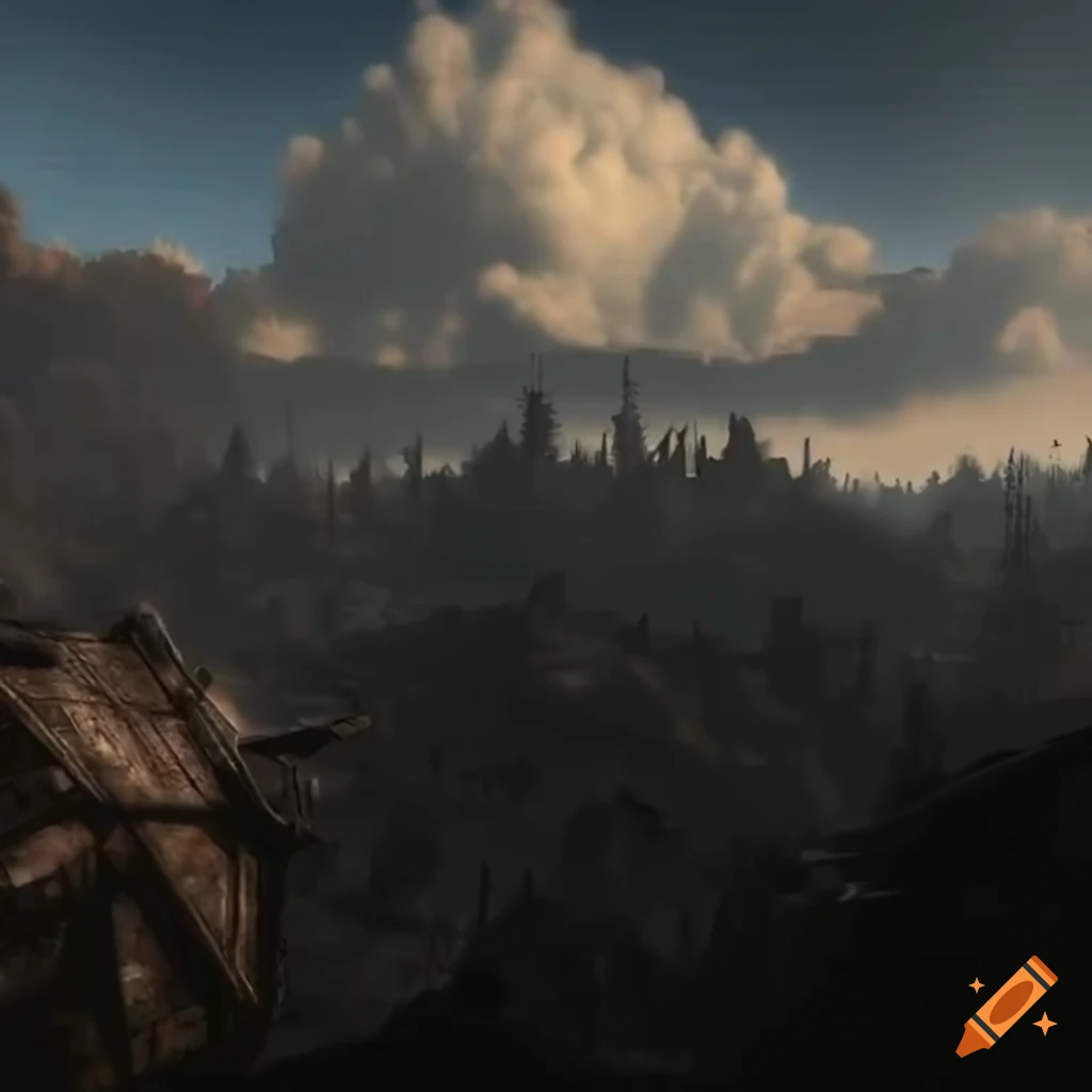 Ultra realistic scenes from Fallout 3. It should be photorealistic and ...