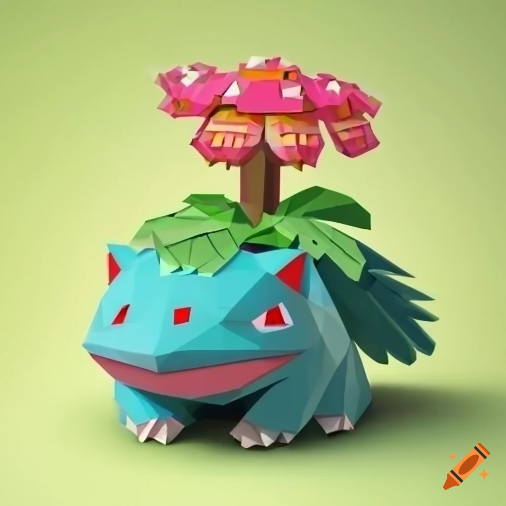 Low poly venusaur