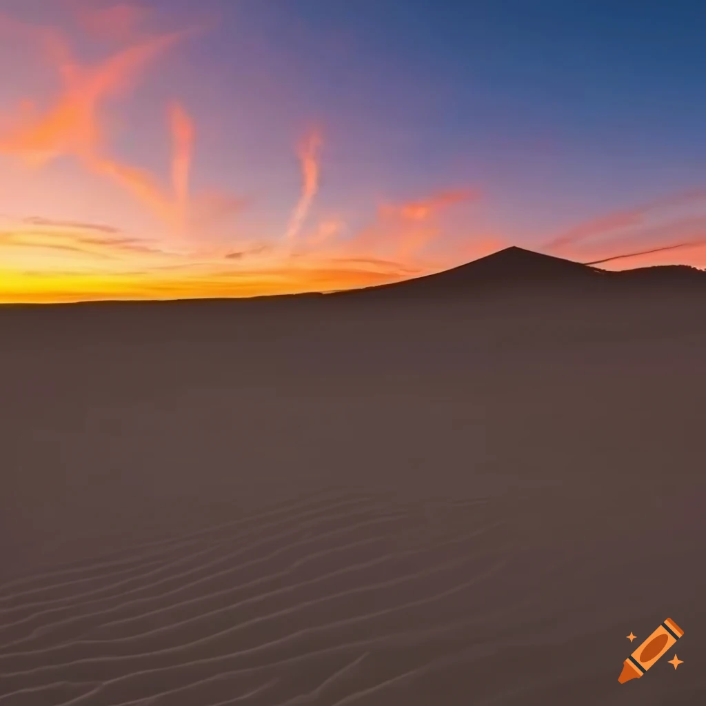 Sunset desert wind oriental