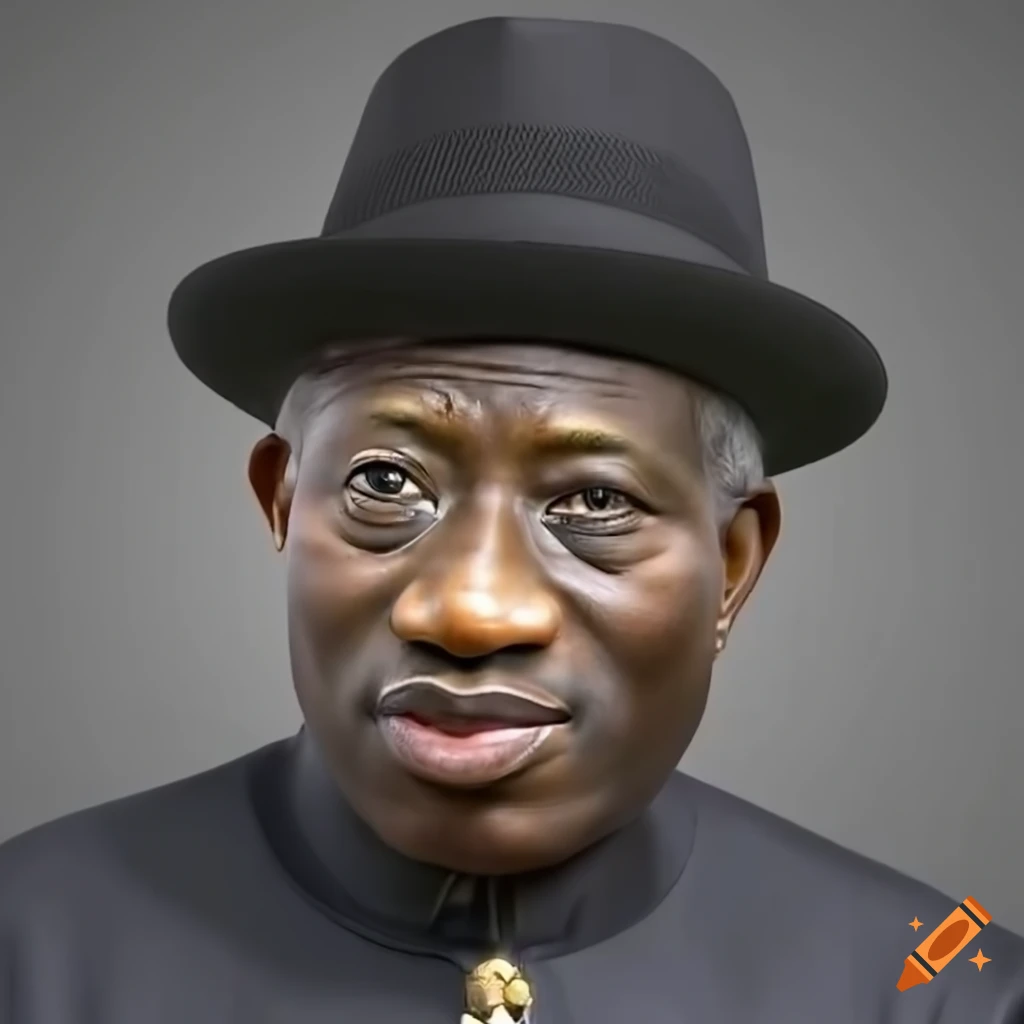 Visually stunning 3d cinematic portrait of president goodluck jonathan ...
