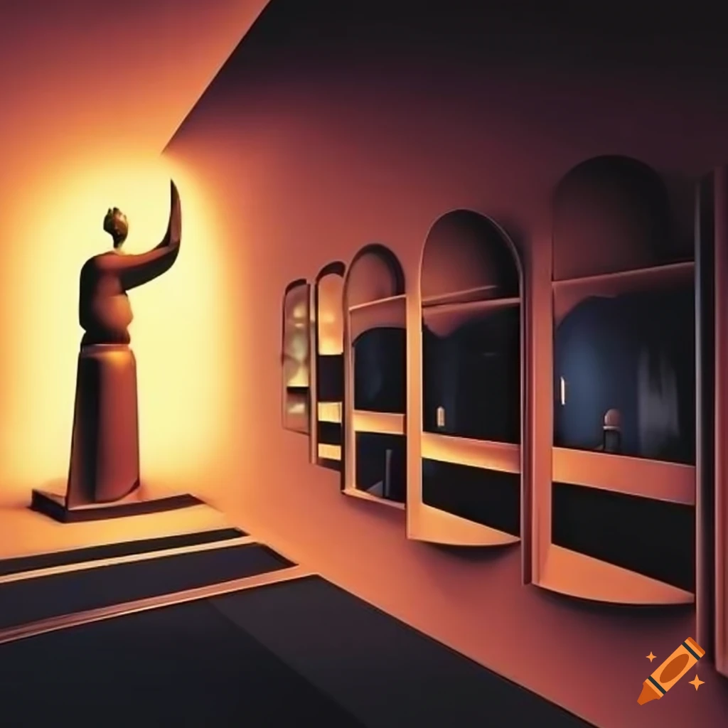 Modern architecture with dali elements