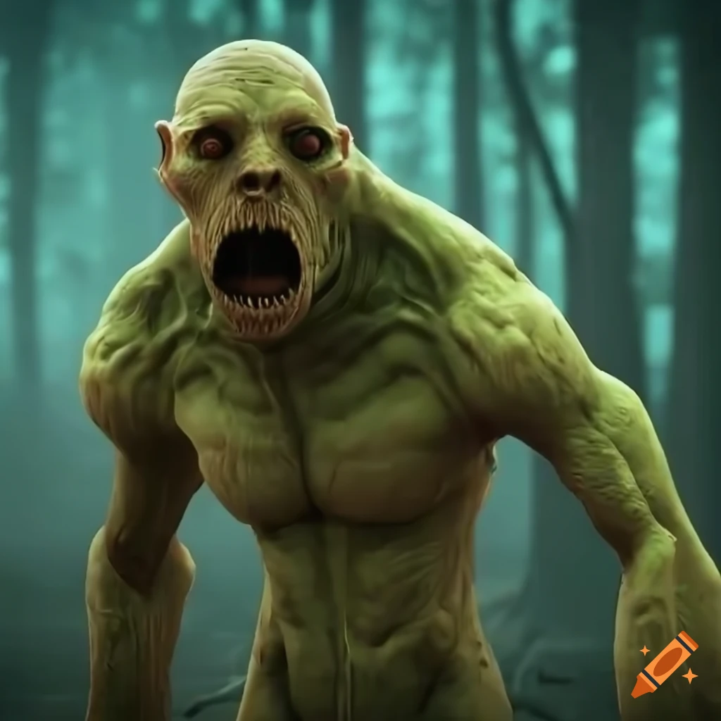 Multiple limbs mutant, from the game "the forest". octane render, UHD ...