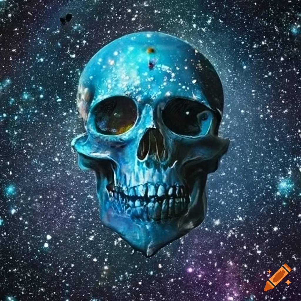 The cosmic skull on Craiyon