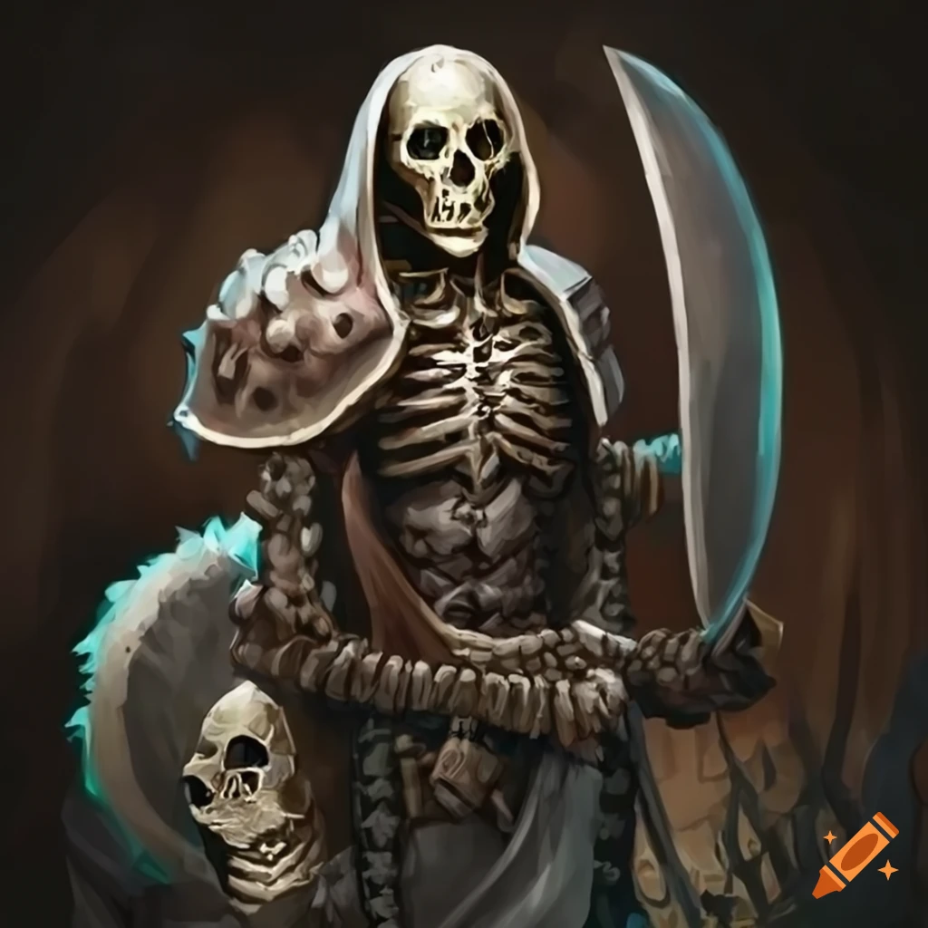 A skeleton warrior, d&d