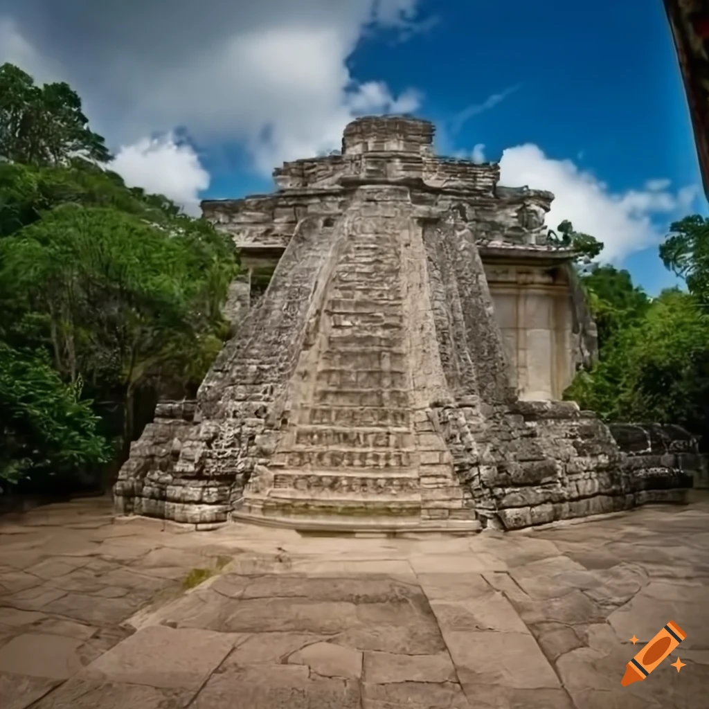 A temple fusing Japanese, Mayan, Polynesian, and Incan architectural ...