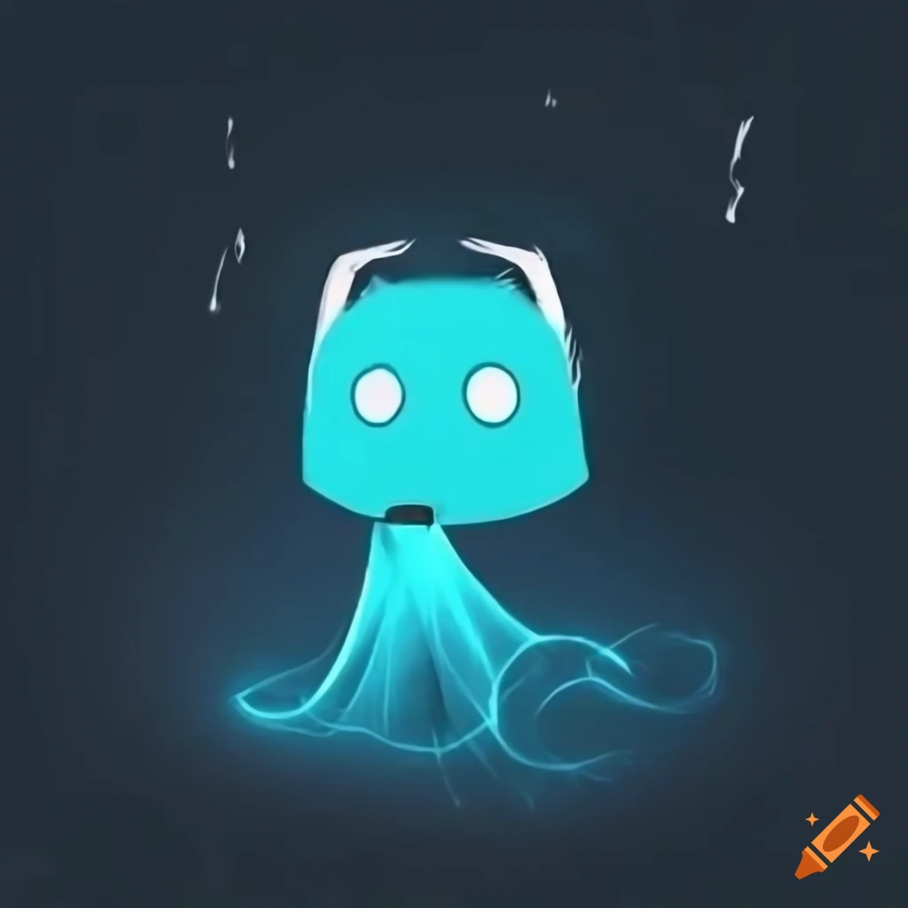 Make me a profile picture for my discord bot with the theme spectre and ...