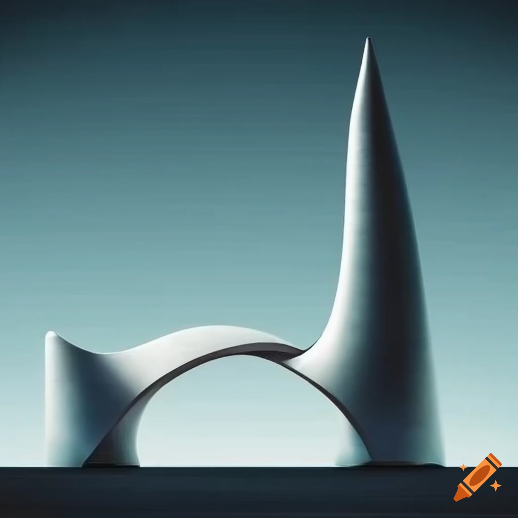 Urban curve monument design on Craiyon