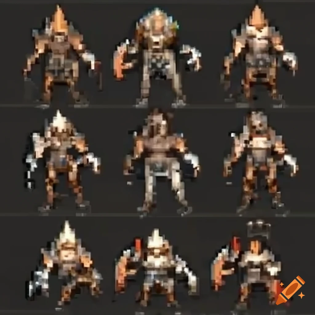 Diablo 4 like talent sprites on Craiyon