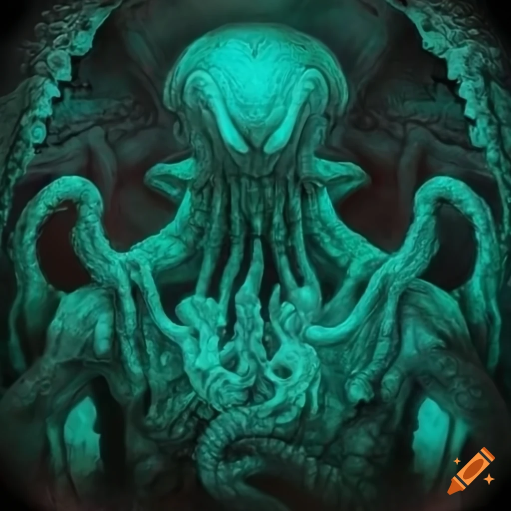 Cthulhu glowing dark high resolution