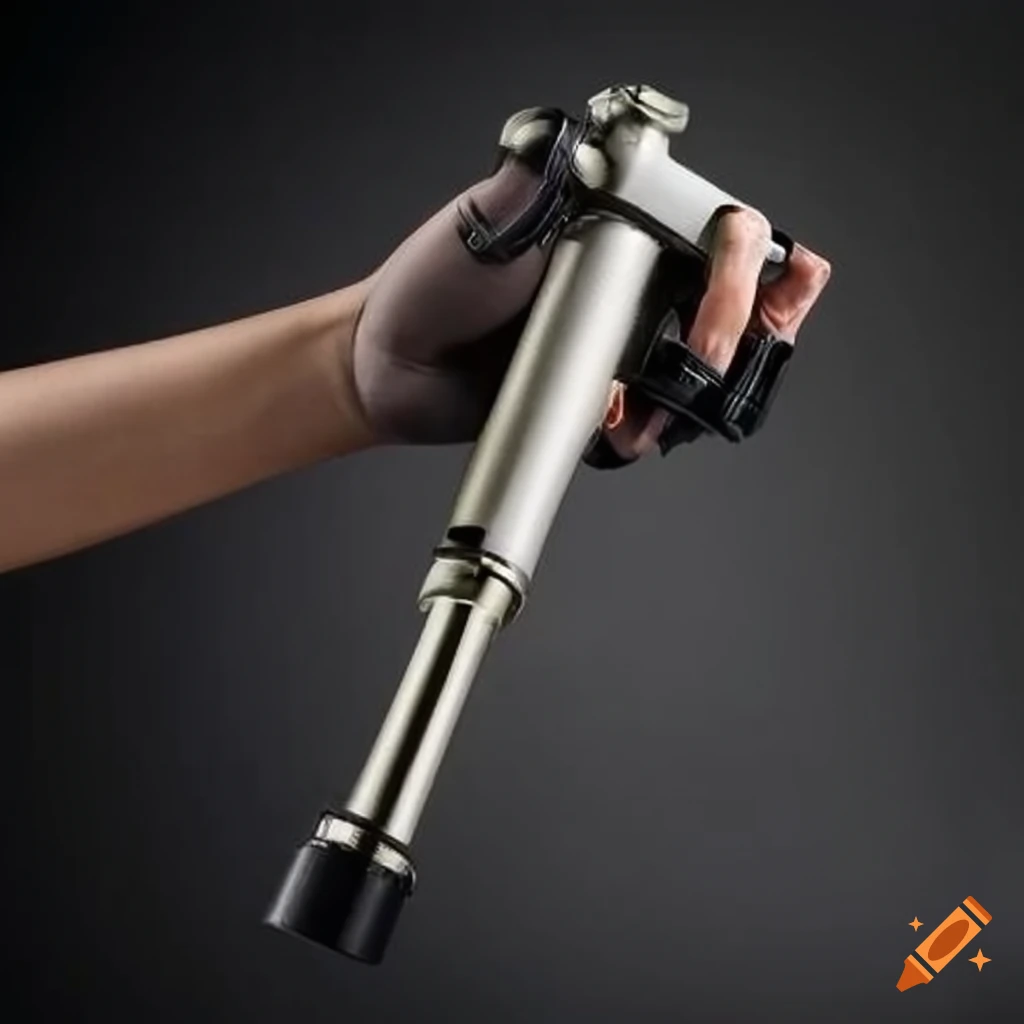 Air-hand-pump color full-size hyper-realistic on Craiyon