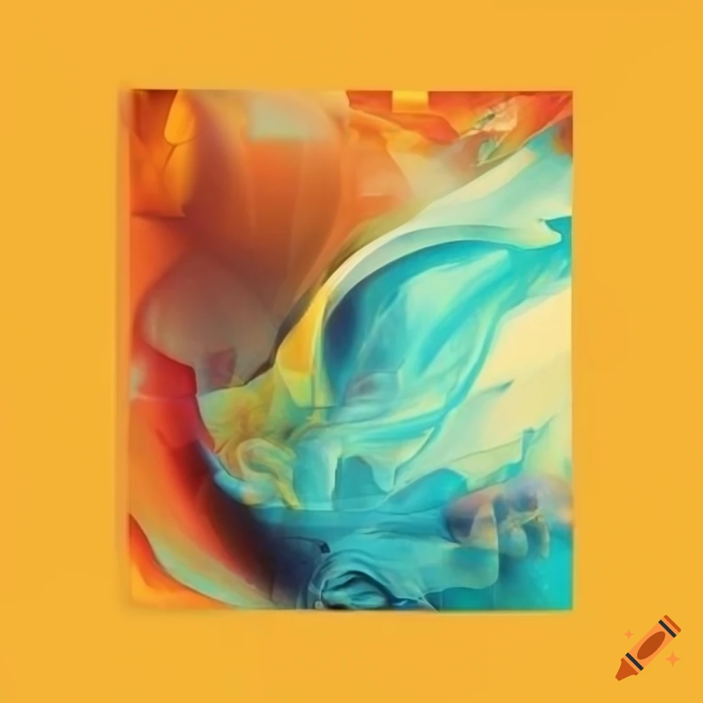 Abstract album cover, ⛵🌻 on Craiyon