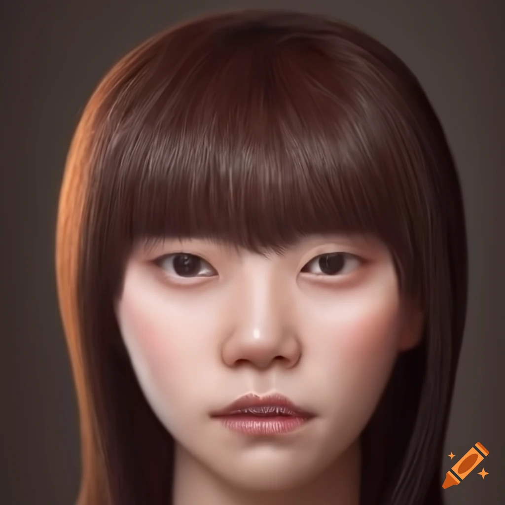 Makima, Japanese, woman, young, realistic face, realistic features on ...