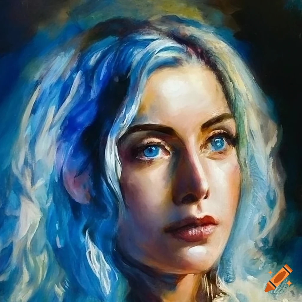 Beautiful close up portrait of a beautiful woman with highly defined ...