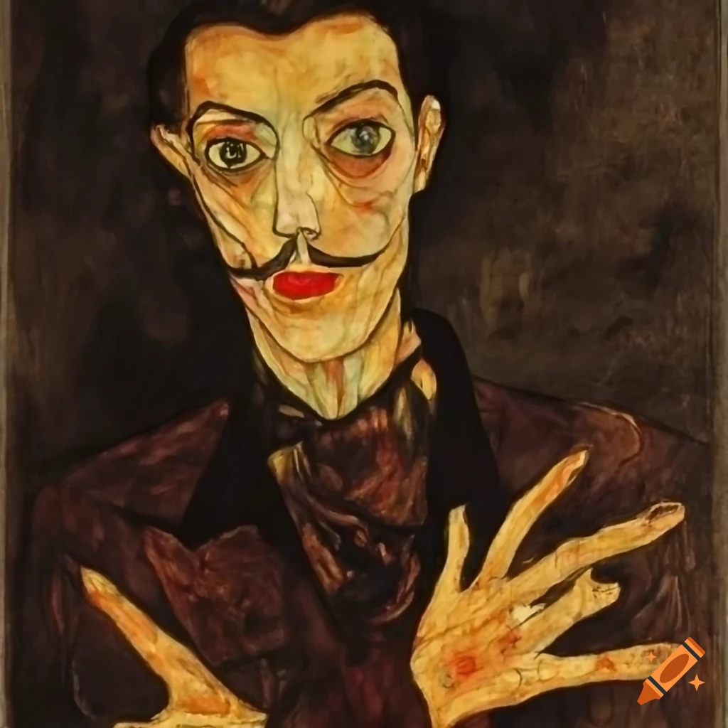Egon Schiele Desenhos Maos