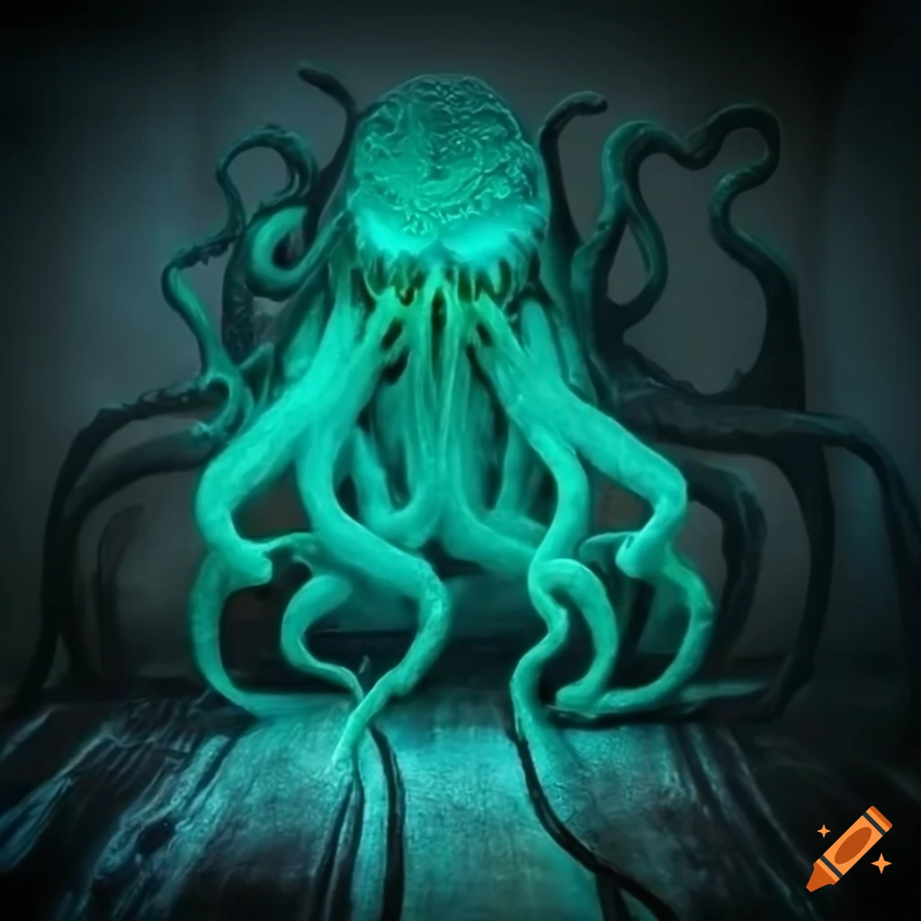 Cthulhu glowing dark high resolution