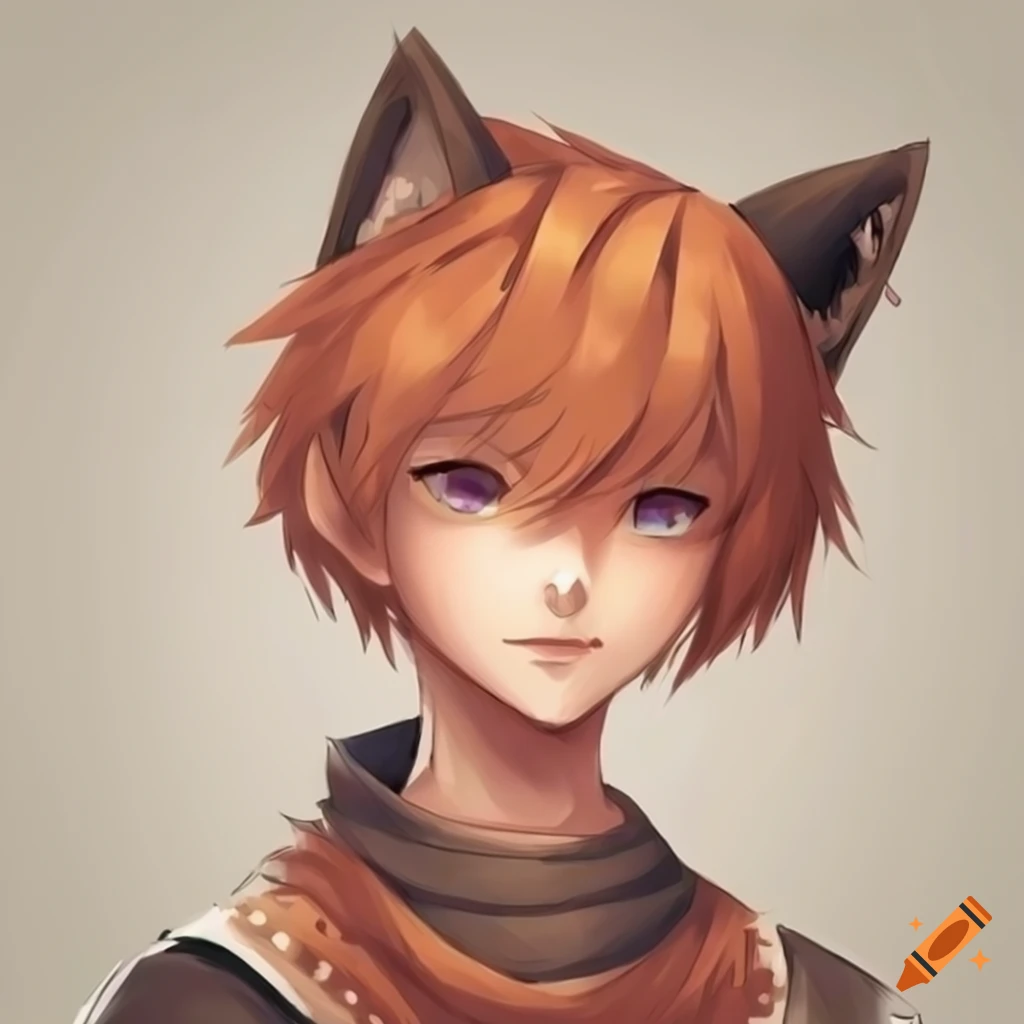 Wolf Boy Anime With Brown Hair