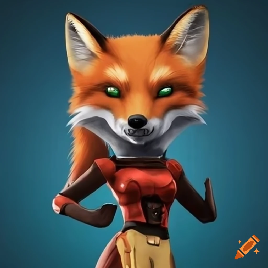 Super fox on Craiyon