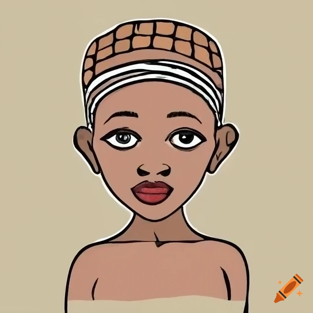 African drawing on Craiyon