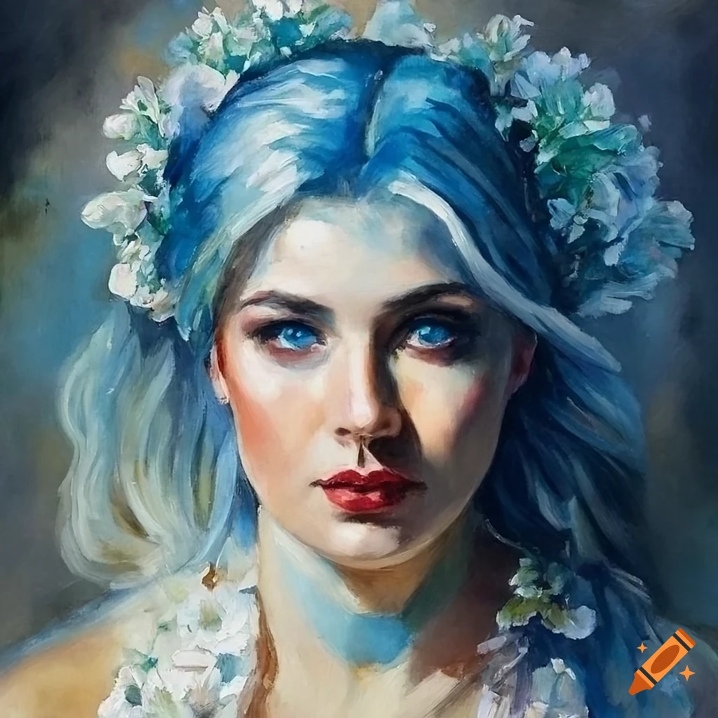 Beautiful close up portrait of a beautiful woman with highly defined ...