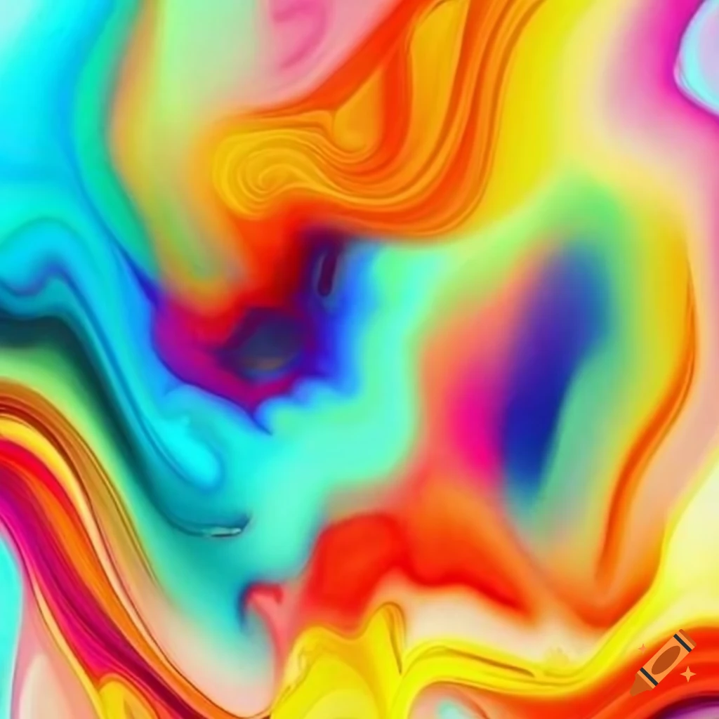 Abstract art bright colors on Craiyon