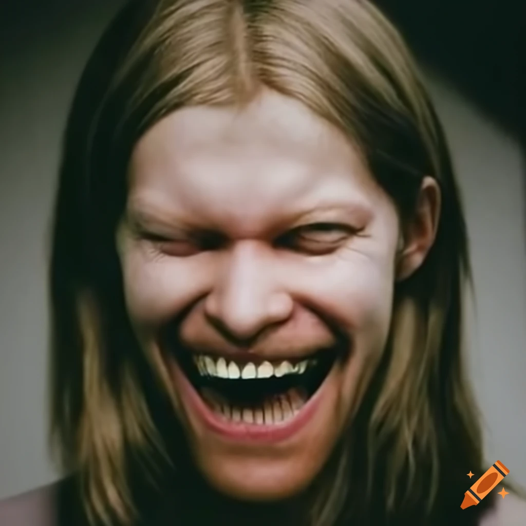 Aphex twin creepy smile on Craiyon