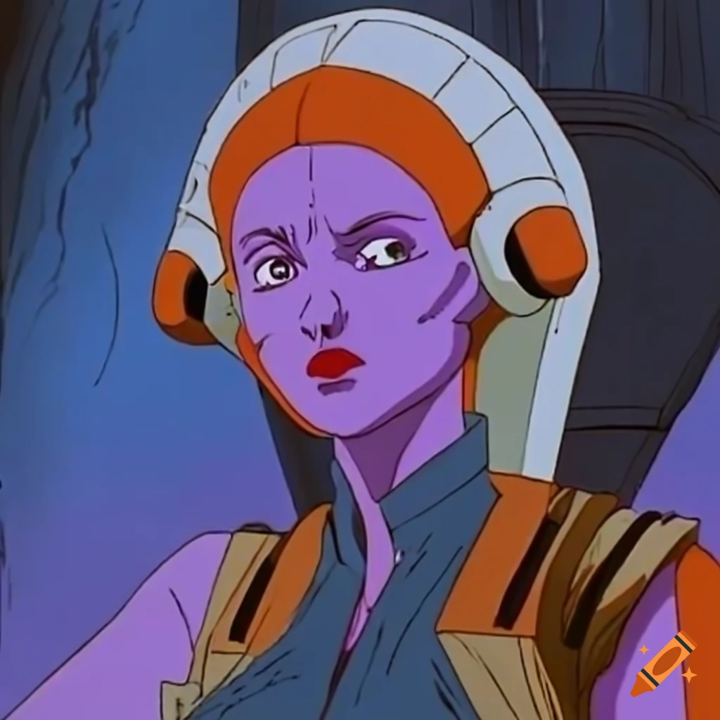 80-90'S anime OVA, star wars twi'lek on Craiyon