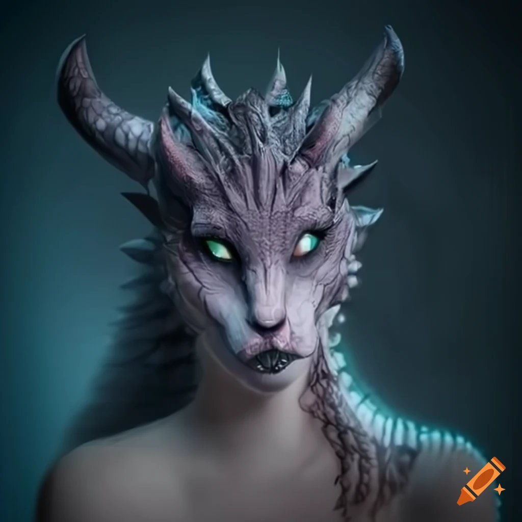 Anthro Female Dragon On Craiyon