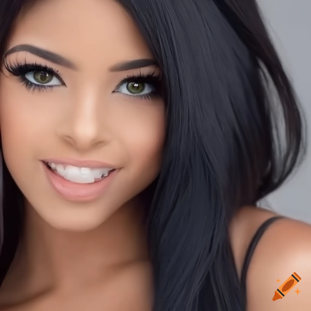 Ojos Cabello Largo