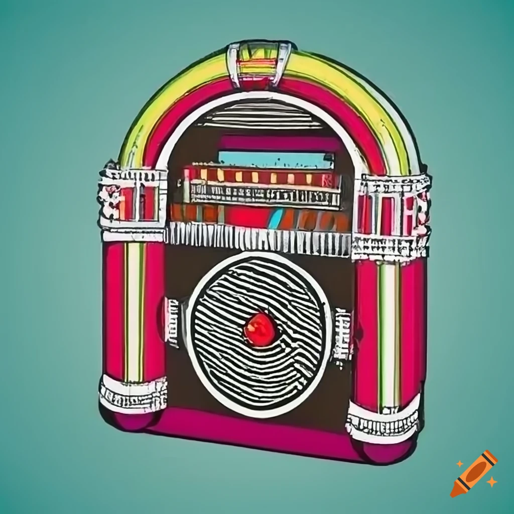 Pop art juke box