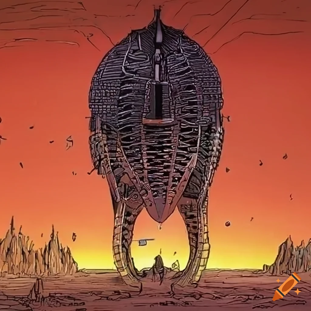 Moebius machine art