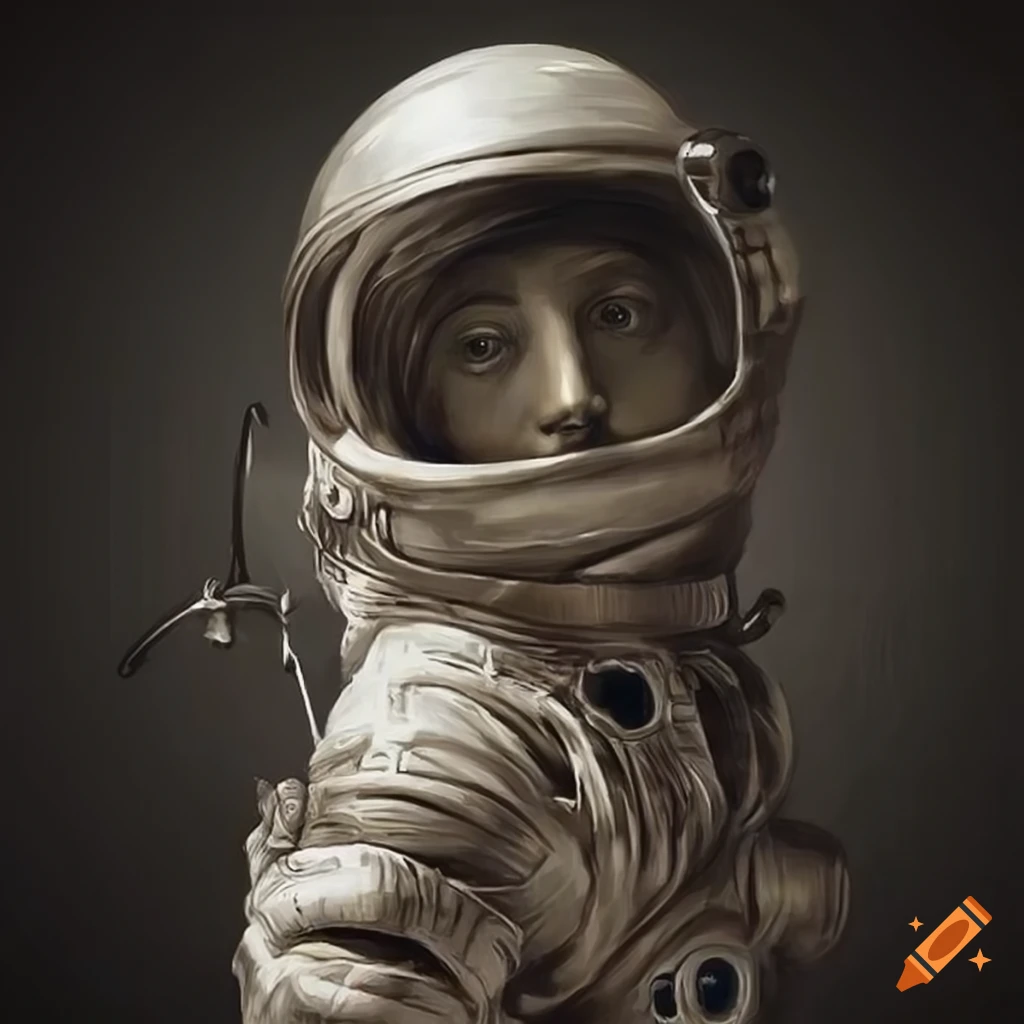Mercury seven astronaut in the style of Dutch renaissance art on Craiyon