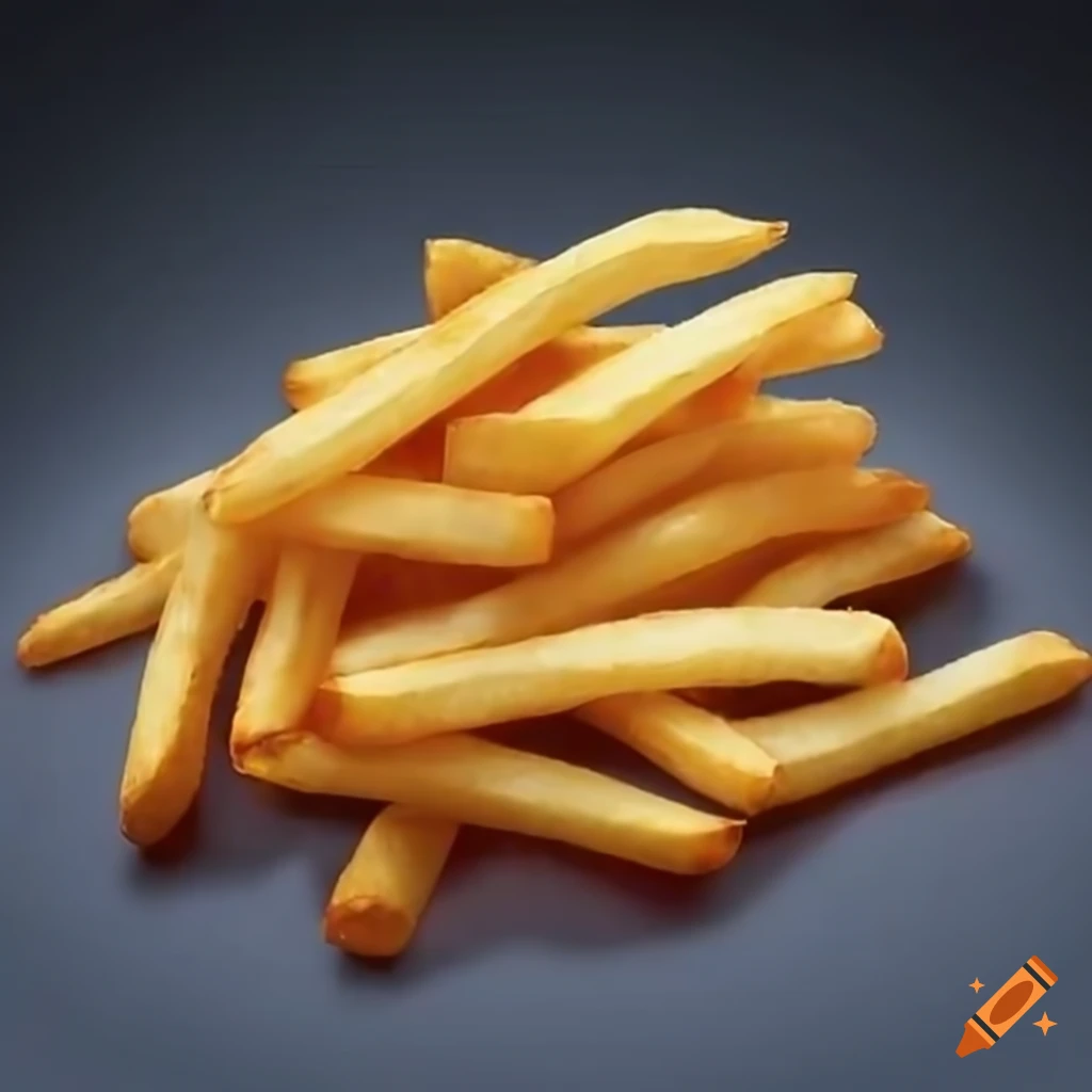 Hyper realistic fries on Craiyon