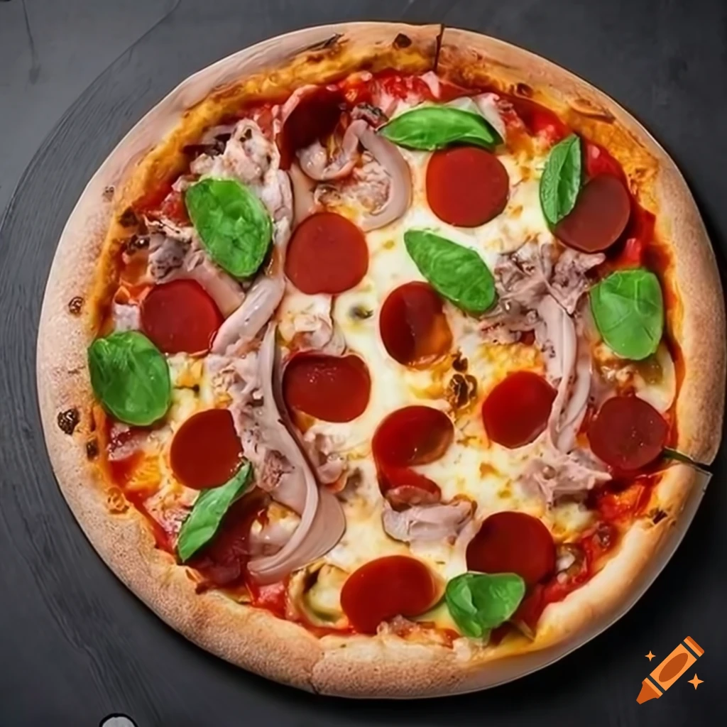 Delicious pizza slices with chicken and more ve3ggies toppings looks ...